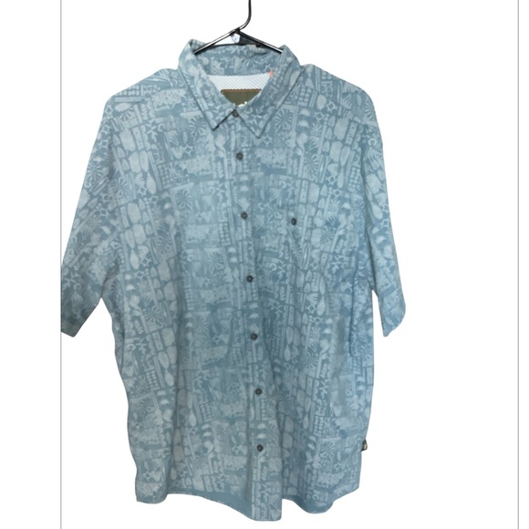 Howler Brothers | Shirts | Howler Brothers Mens Blue Patterned Short ...
